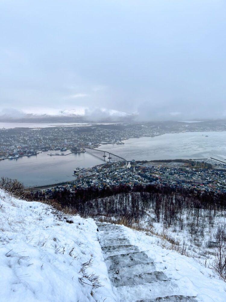 Tromso｜特羅姆瑟 Sherpatrappa 健行，冬日北極圈內的第一場雪
